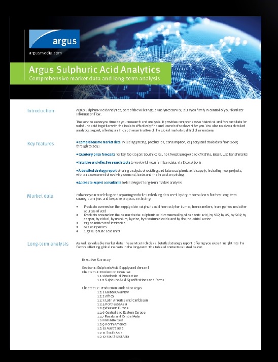 Trusted fertilizer data | Argus Potash Analytics